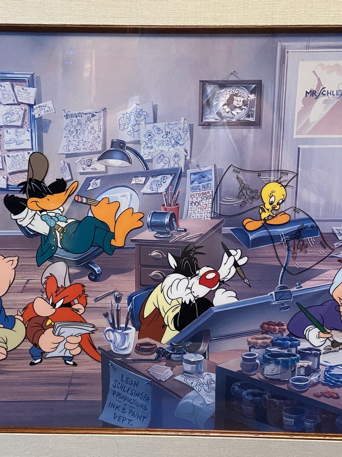 animated art Warner Bros. "Termite Terrace" limited edition #98 of 500 ...