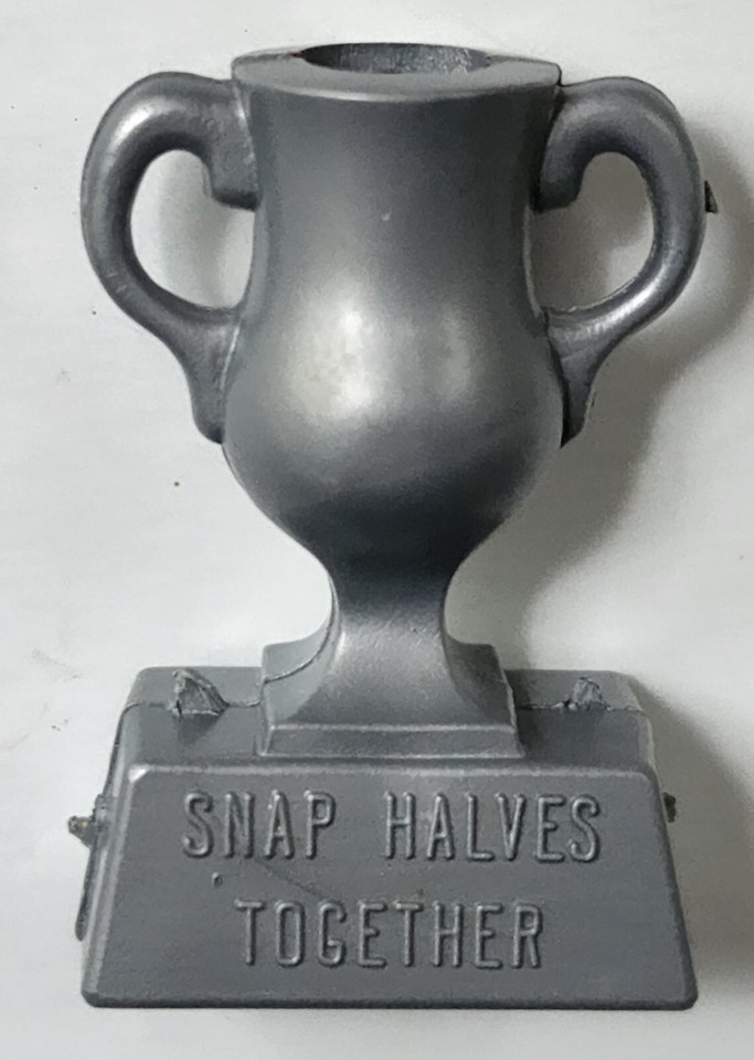 1963 Premium Cracker Jack Prize Snap Together Trophy Champ Go Getter ...