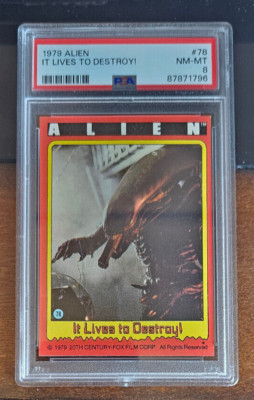 1979 ALIEN # 78 IT LIVES TO DESTROY (ALIEN FRONT) PSA 8 | eBay