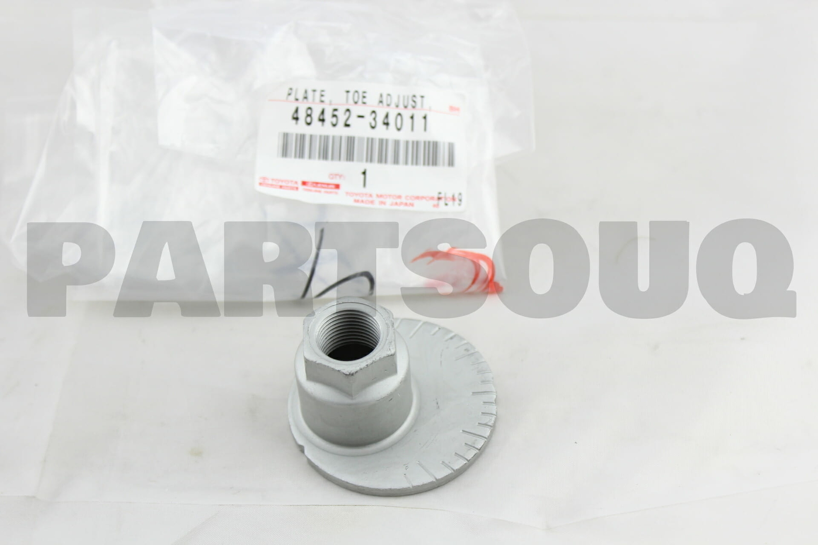 4845234011 Genuine Toyota PLATE, FRONT SUSPENSION TOE ADJUST, NO.2 ...