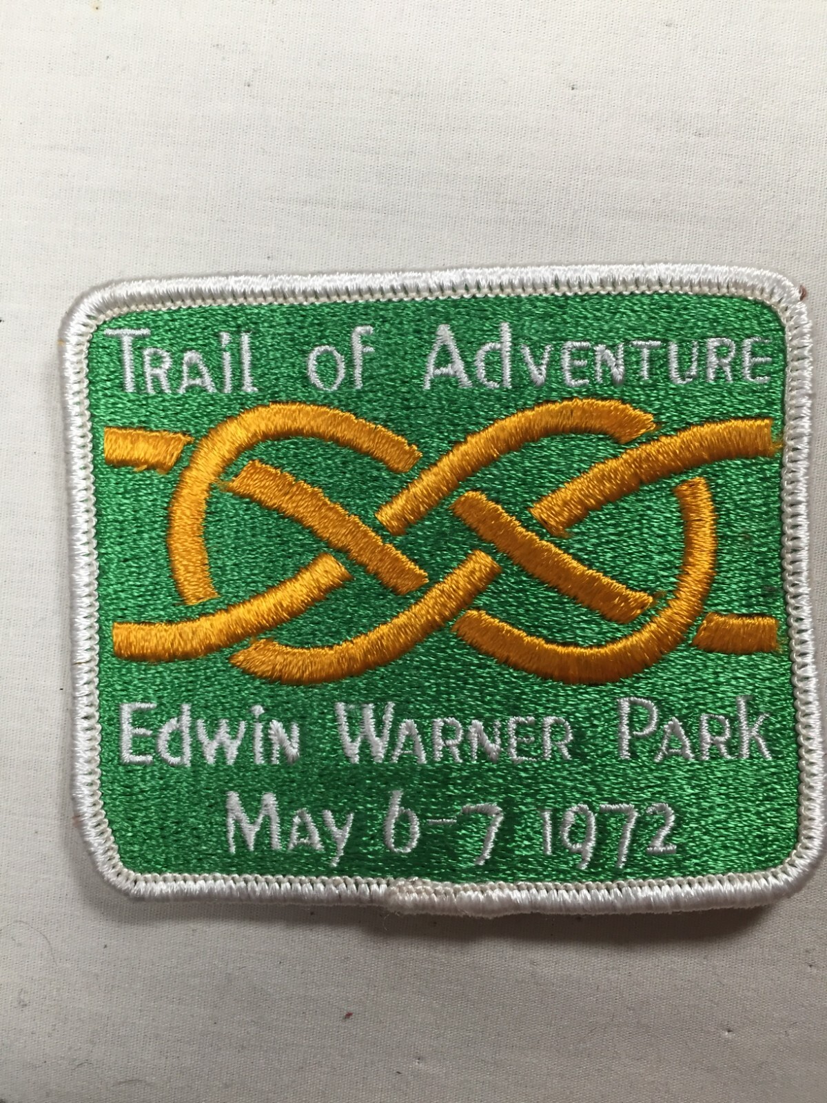 1972 Trail to Adventure Edwin Warner Park BSA Activity Patch | eBay