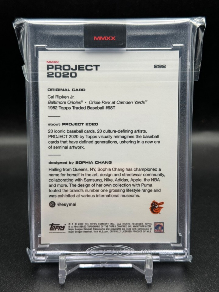 Topps Project 2020 Baseball Card #292 Cal Ripken Jr. by Sophia Chang ...