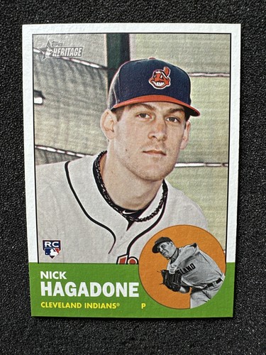 NICK HAGADONE #152 2012 Topps Heritage Baseball RC Rookie Card ...