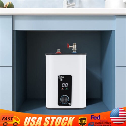 8L Electric Mini Tank Water Heater Rectangle Instant Hot Water Heater ...