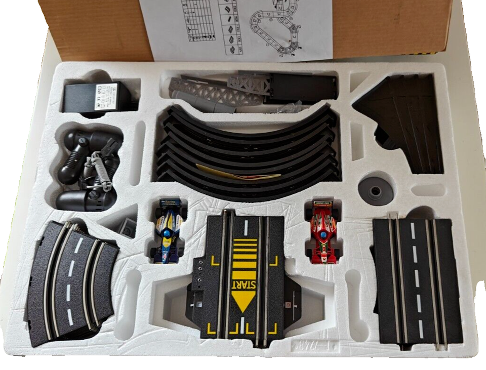 CHILDFORD Electric Slot Car Race Track Set SUPER RACING FORMULA EXPRESS ...