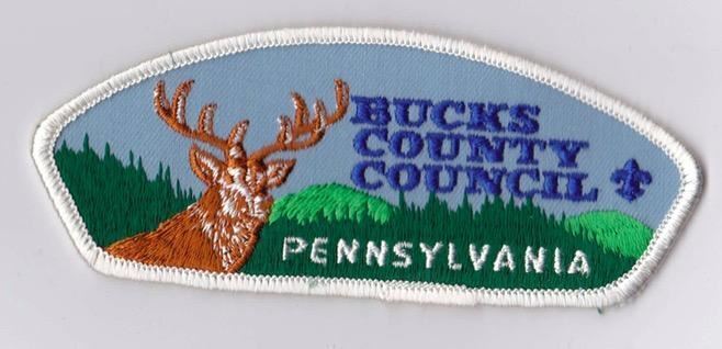 Bucks County Council Pennsylvania White Border Plastic Backing FDL CSP ...