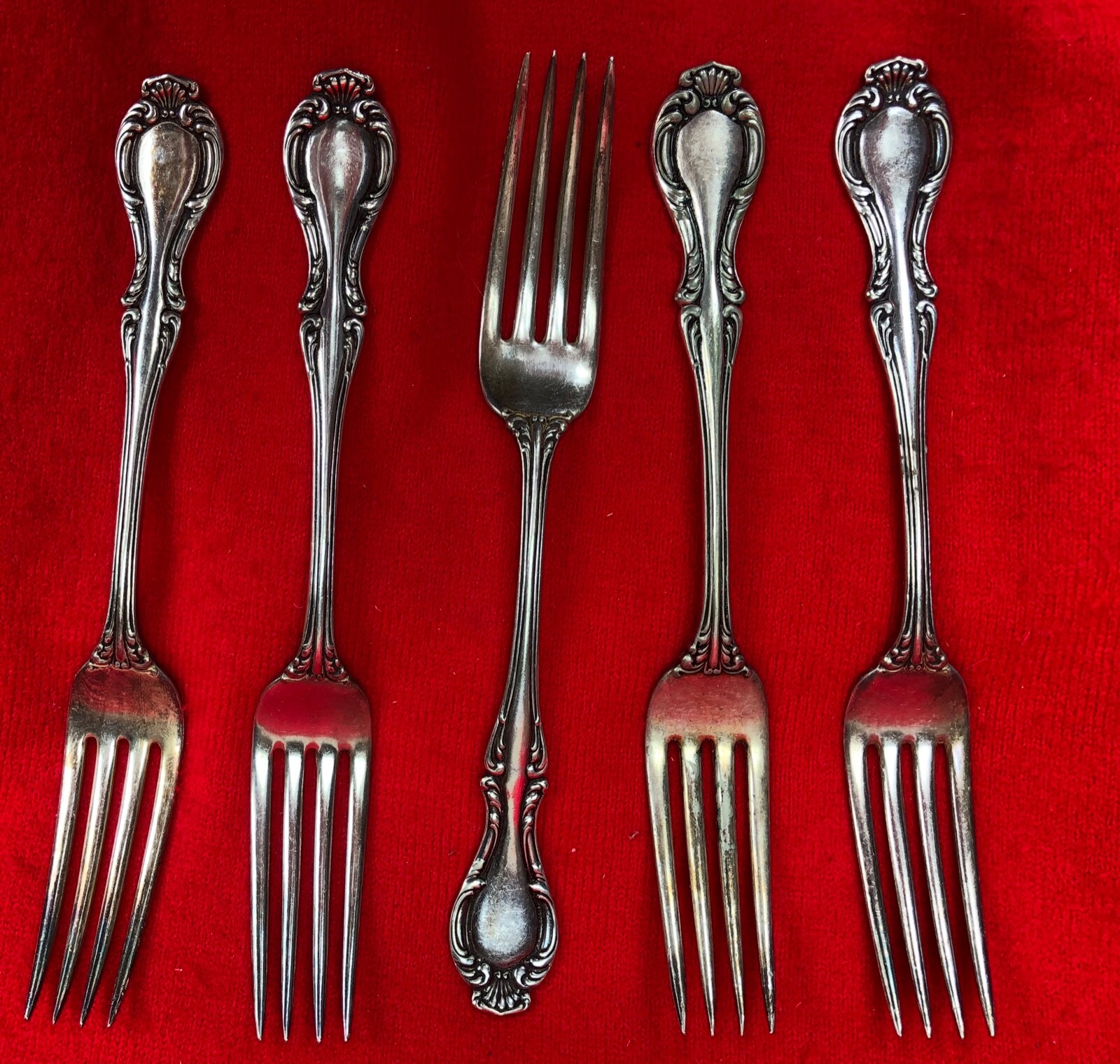 Wallace Silverplate JOAN Dinner Fork Flatware 1835 R Wallace A1 Lot of ...