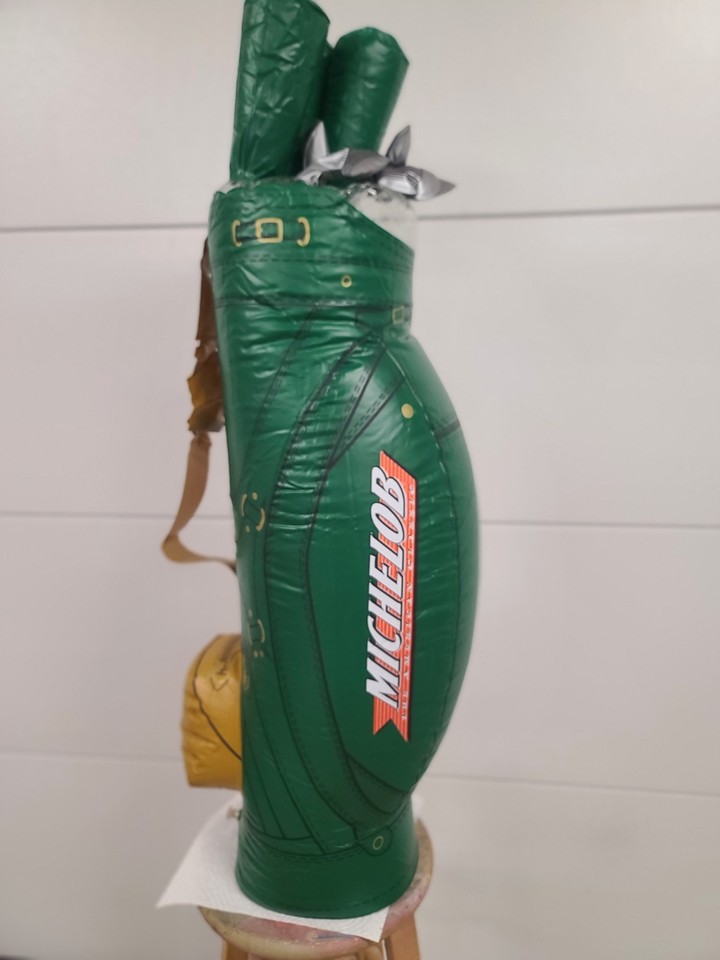 Michelob Beer PGA Tour Inflatable Golf Bag Display 40” NEW old stock ...