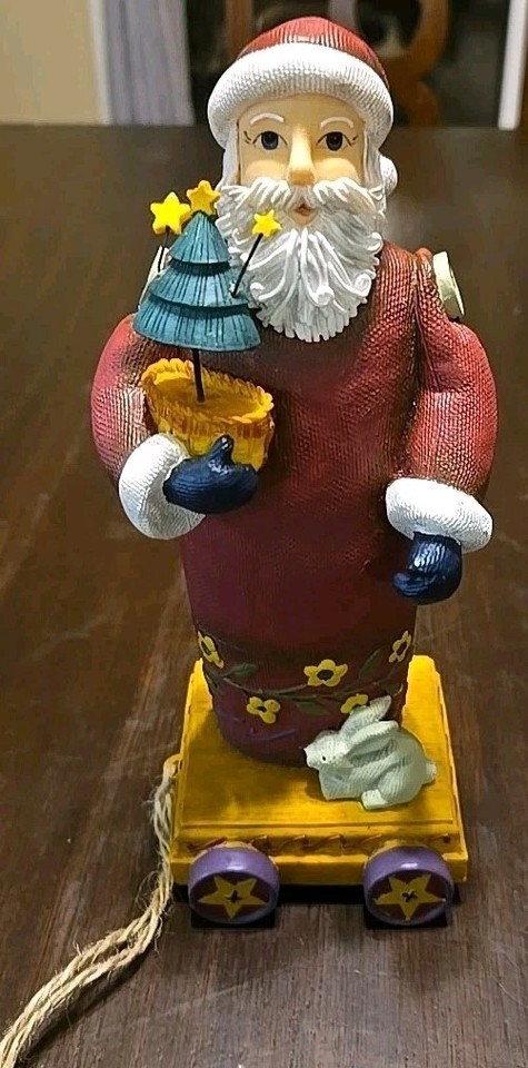 Demdaco Americana Christmas Santa with Bunny Tree 2001 Kathy Killip | eBay