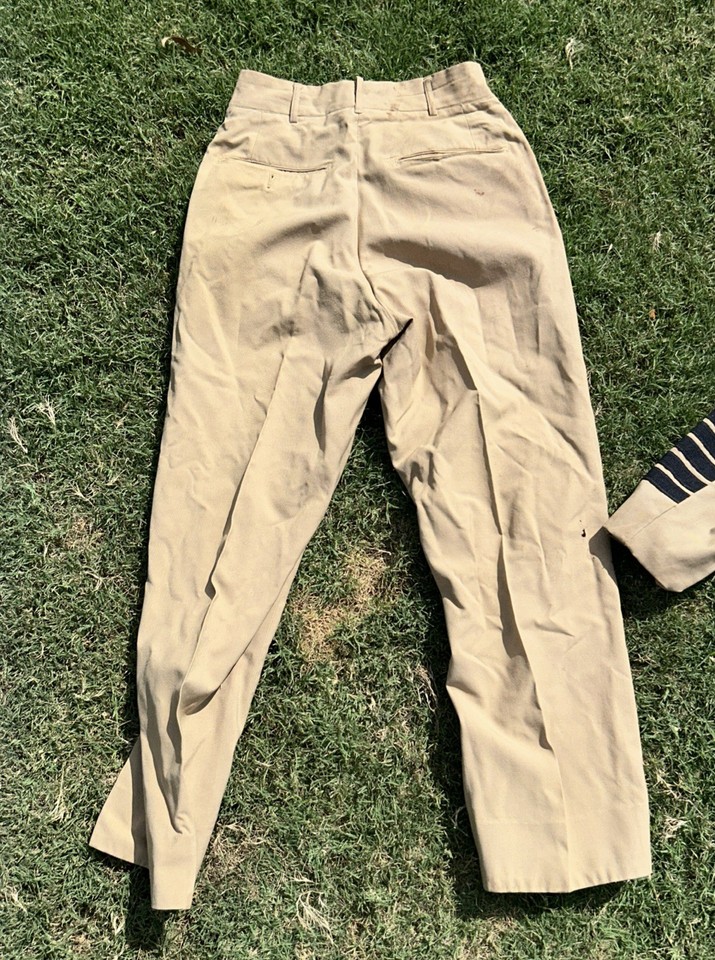 WW2 Class A Army Uniform Sergeant Major Khaki 4th Army Indian Head ...