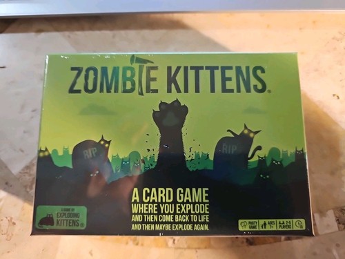 Zombie Kittens Card Game by Exploding Kittens Party Family Friendly Age ...