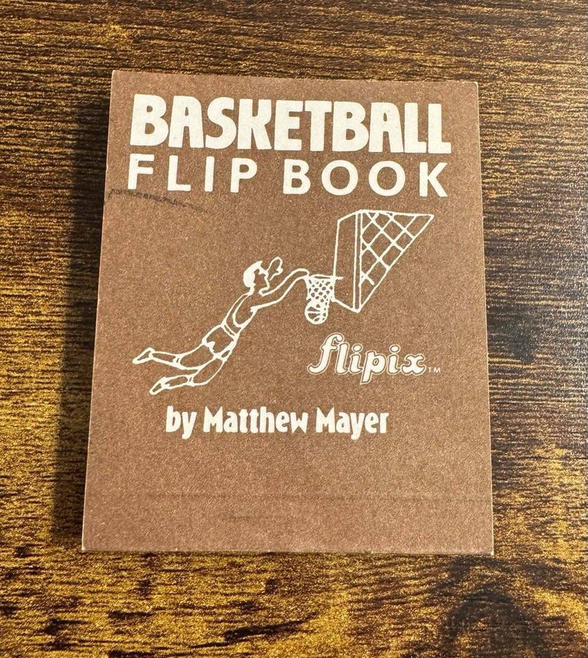 BASKETBALL, BASEBALL & FOOTBALL Flip Books By Mathew Mayer~1992~Flipix ...
