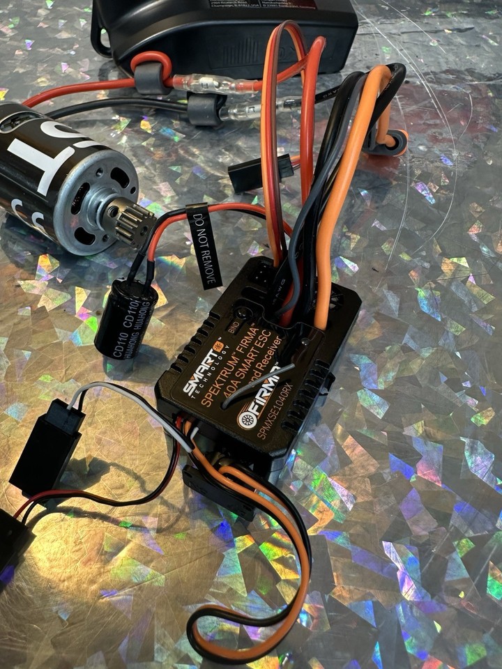 Axial Capra 4WS DX3 Spektrum 40A Smart Firma ESC Receiver Motor Crawler ...