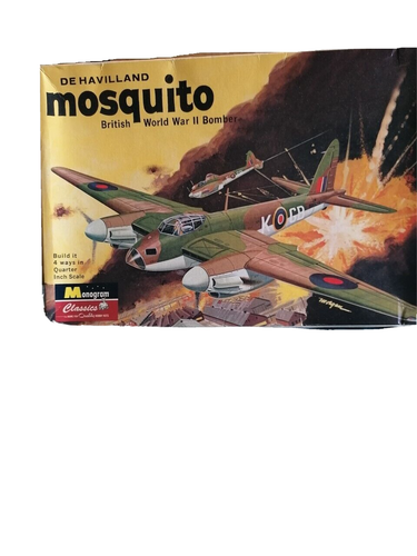 Monogram Kit No. PA129-200 1:48 scale De Havilland Mosquito ~ Rare Old ...