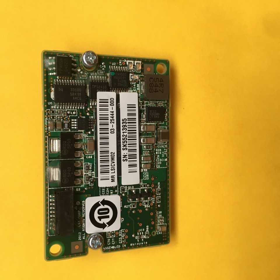 LSI CVM02 1GB Bracket Bare + Super capacitor LSI-49571-13/01 For 9361 ...