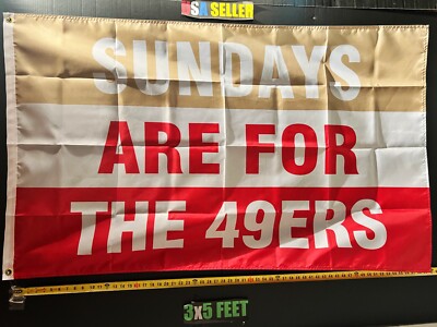 Football Flag FREE SHIPPING San Fransisco 49ers Cool Man Cave Beer USA ...