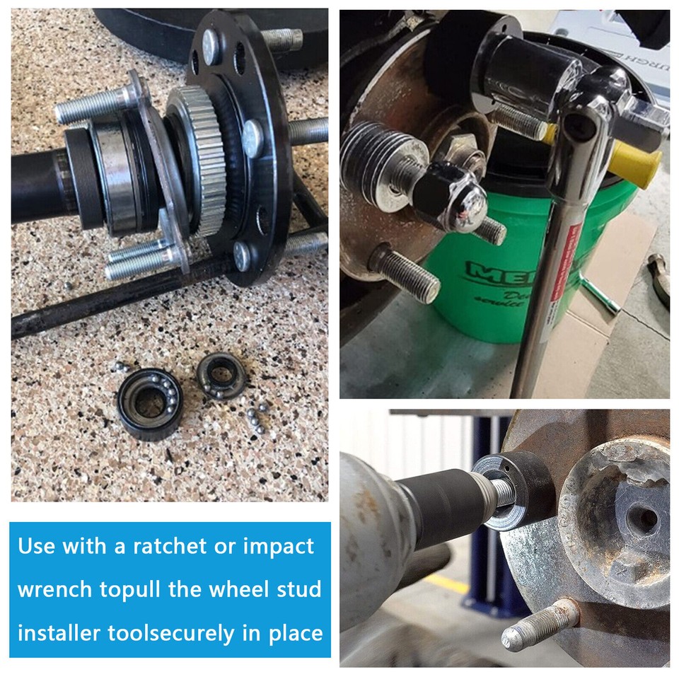 Wheel Stud Installer Lisle Tool Corporation 22800 for Tire Bolts ...
