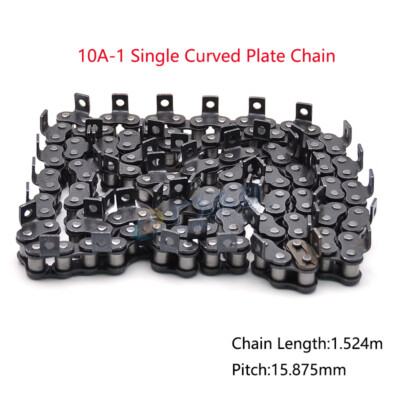 10A-1 Single Side Single Hole Curved Plate Roller Chain Conveyor ...