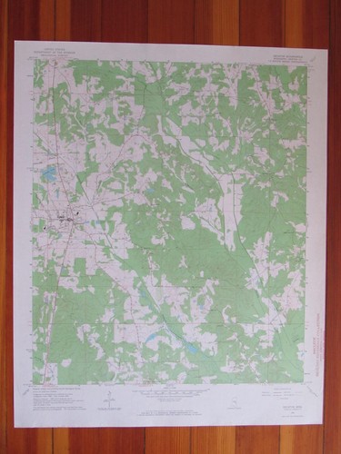 Decatur Mississippi 1967 Original Vintage USGS Topo Map | eBay
