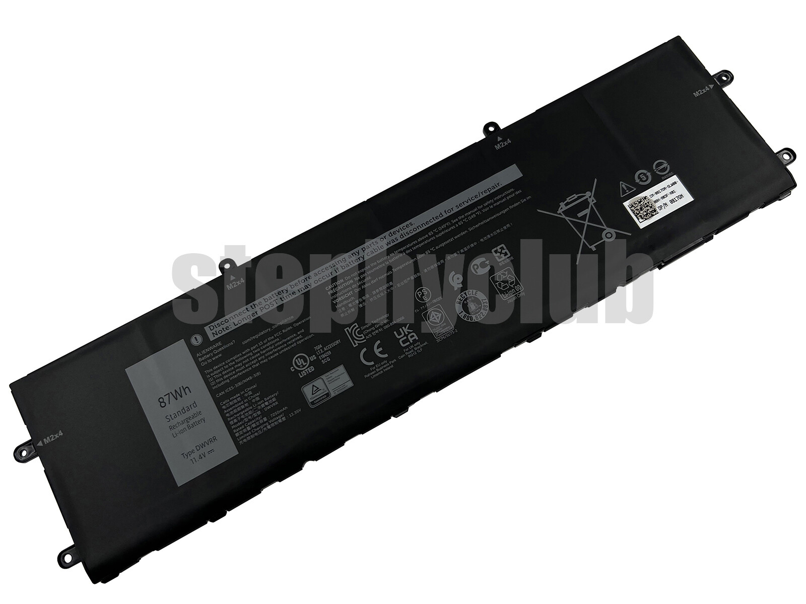 New 87Wh DWVRR Battery Compatible with Dell Alienware X15 X17 R1 0017GN ...