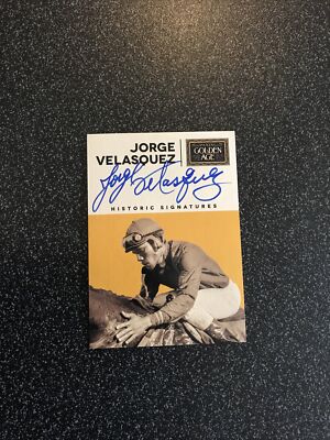 2014 Panini Golden Age Jorge Velasquez Historic Autograph Auto #VEL | eBay