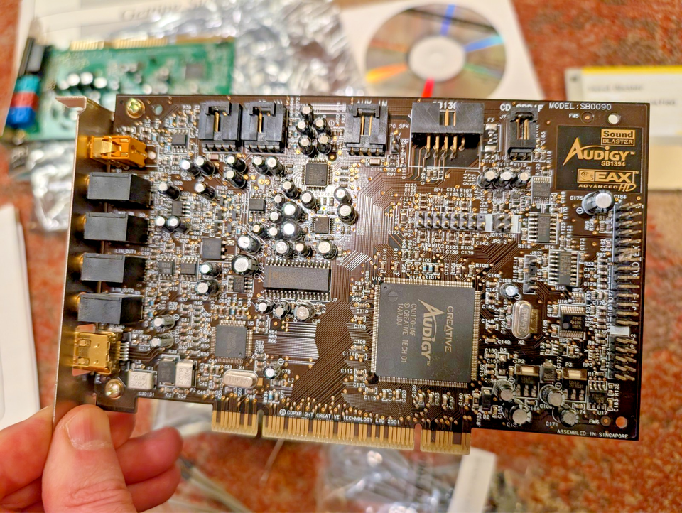 Sound Blaster Audigy EAX Advanced HD Sound Card + Original Sound ...