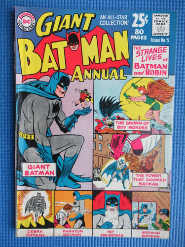 GIANT BATMAN ANNUAL # 5 - (FINE) -STRANGE LIVES OF BATMAN & ROBIN-GIANT ...