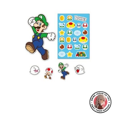 New Super Mario Decoration Sticker Luigi | eBay