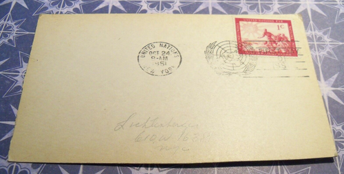 First day issue postcards united nations oct24 1951 new York 1c | eBay