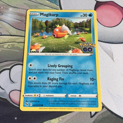 Pokémon TCG Magikarp Pokemon Go 021/078 Regular Common | eBay Australia