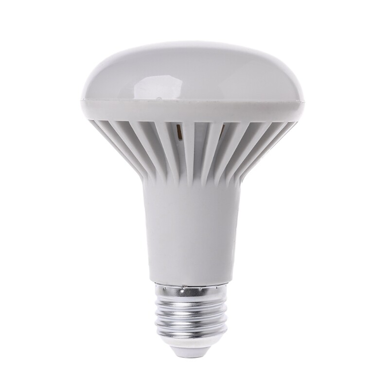 AC 85-265V E27 LED Mushroom Light R80 9W/12W Warm White Cold Light Bulb ...