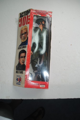 GI JOE VINTAGE MUSCLE BOXED 7566 " SOLDIER " GROUP ACTION JOE BOXED ...