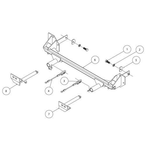 Roadmaster 521190-1 EZ Base Plate Kit - Removable Arms For 2009 - 2014 ...