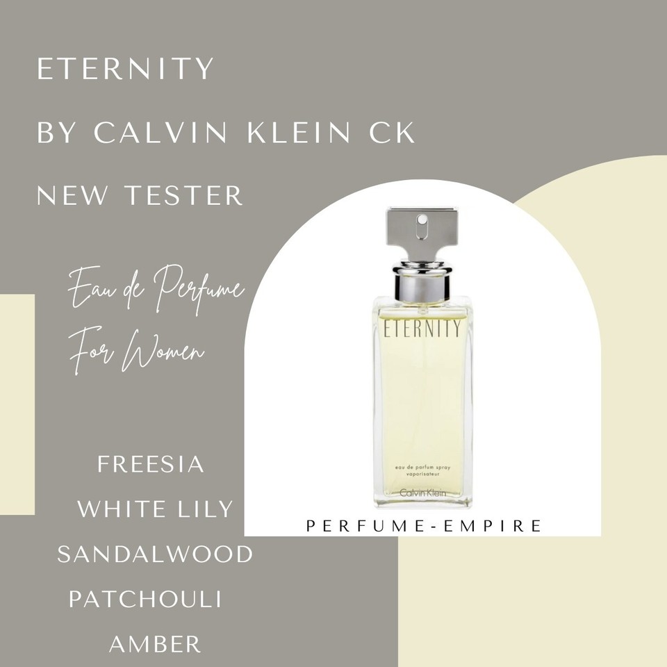 ETERNITY by CALVIN KLEIN CK women Perfume 3.4 oz 3.3 edp New tester | eBay