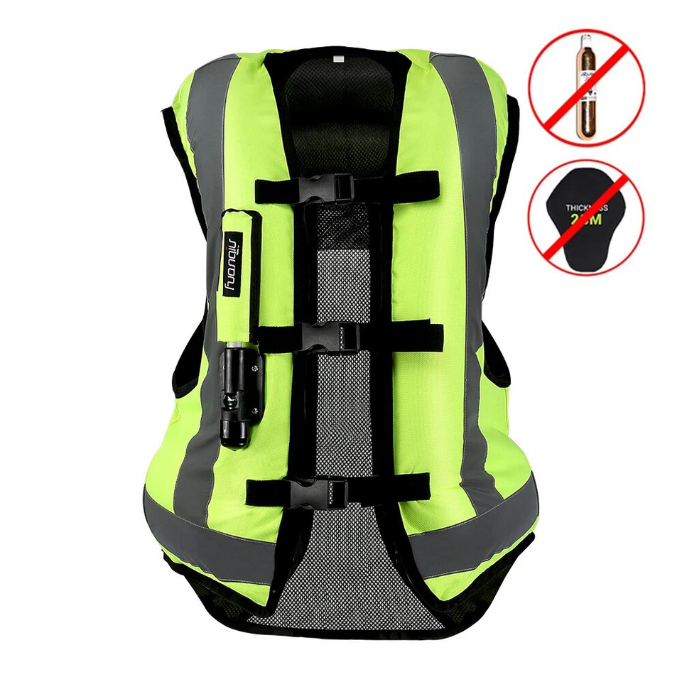 Motorcycle Airbag Vest Reflective Motorcycle Jacket Moto Racing Air Bag ...