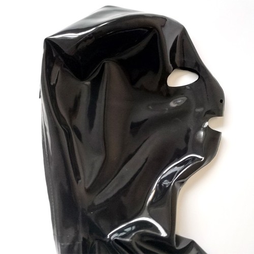 Full Cover Latex Catsuit Back Zipper Bodysuit Rubber Jumpsuit Club Wear ...