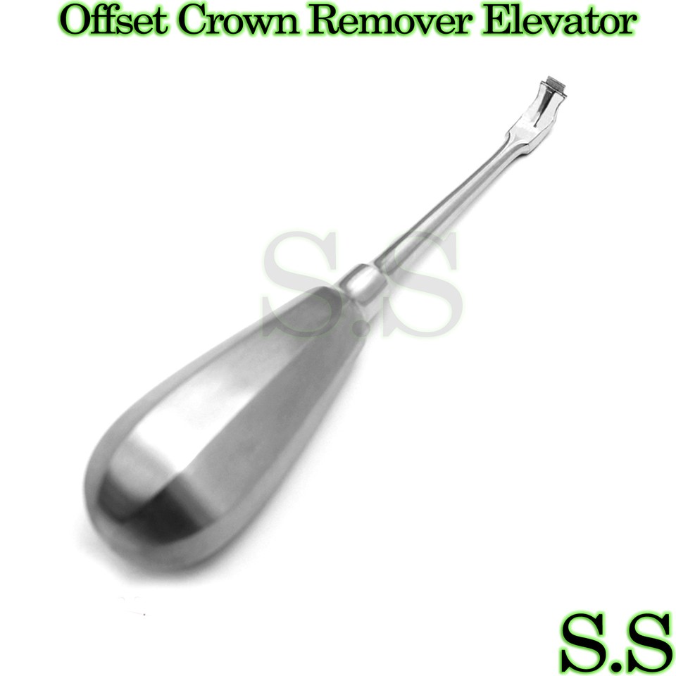 Offset Crown Splitter Remover Elevator Handle Dental | eBay
