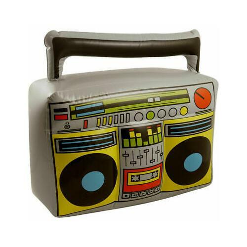 Inflatable Boom Box Ghetto Blaster 70s 80s 90s Fancy Dress Party Prop ...