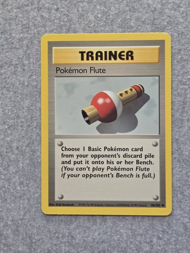 Pokemon Flute 086/102 Base Set Regular | eBay