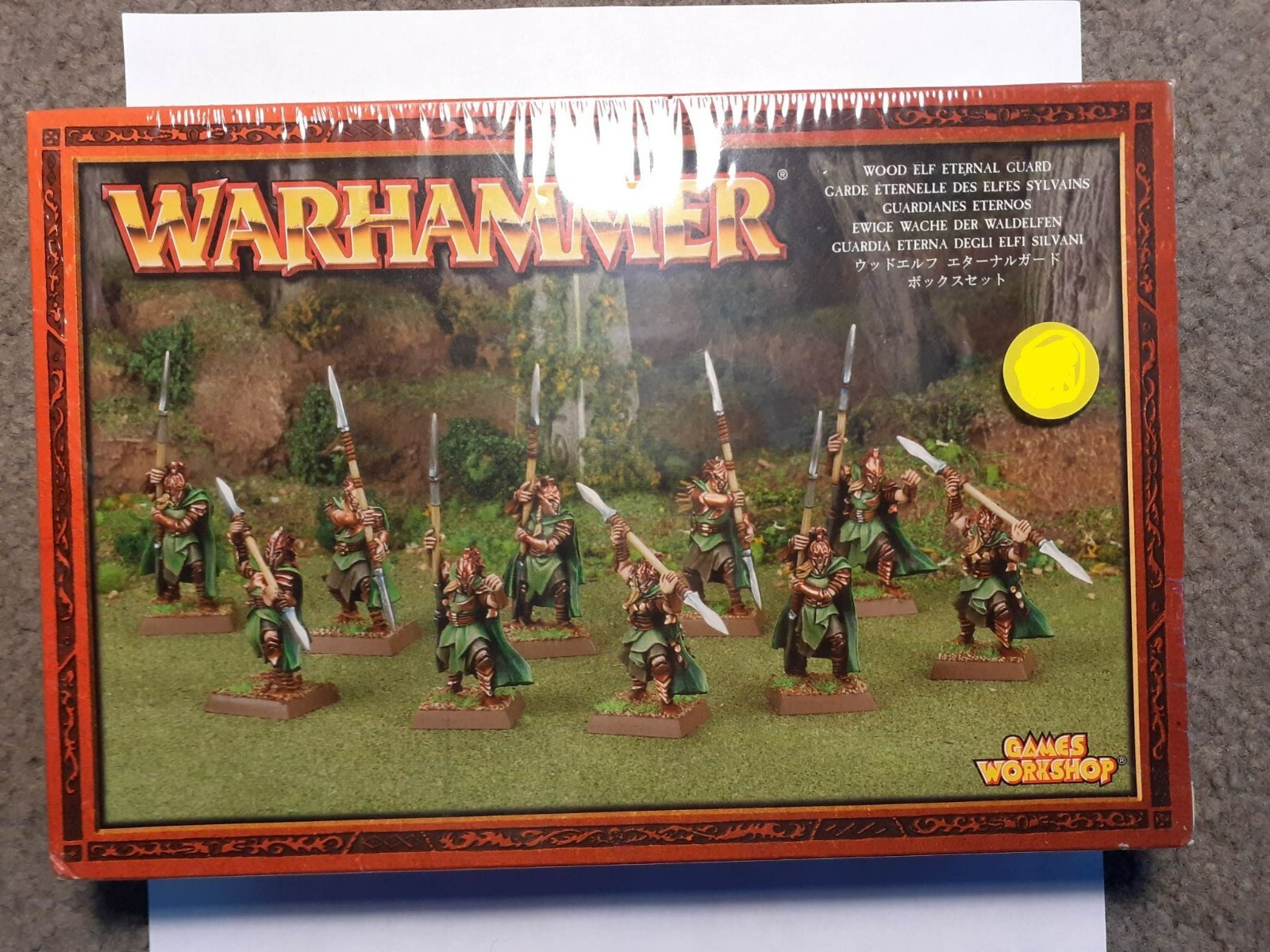 Games Workshop Warhammer Wood Elf Eternal Guard 92-13 2005 - Metal OOP ...