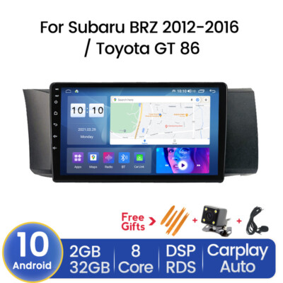 For Subaru BRZ/Scion FRS/Toyota-GT86 Android 10 Car Radio GPS Carplay ...