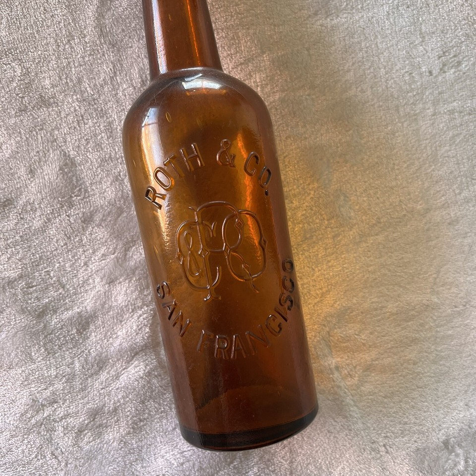 Antique Roth & Co. San Francisco Brown Whiskey Bottle Late 1800s | eBay