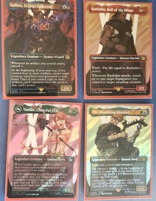 Magic the Gathering Final Fantasy Surge Foil x4 , Golbez, Minstrel and ...