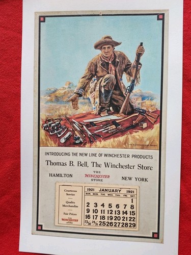 Gun Advertising Winchester Gun Advertising The Winchester Store "8.5 X ...