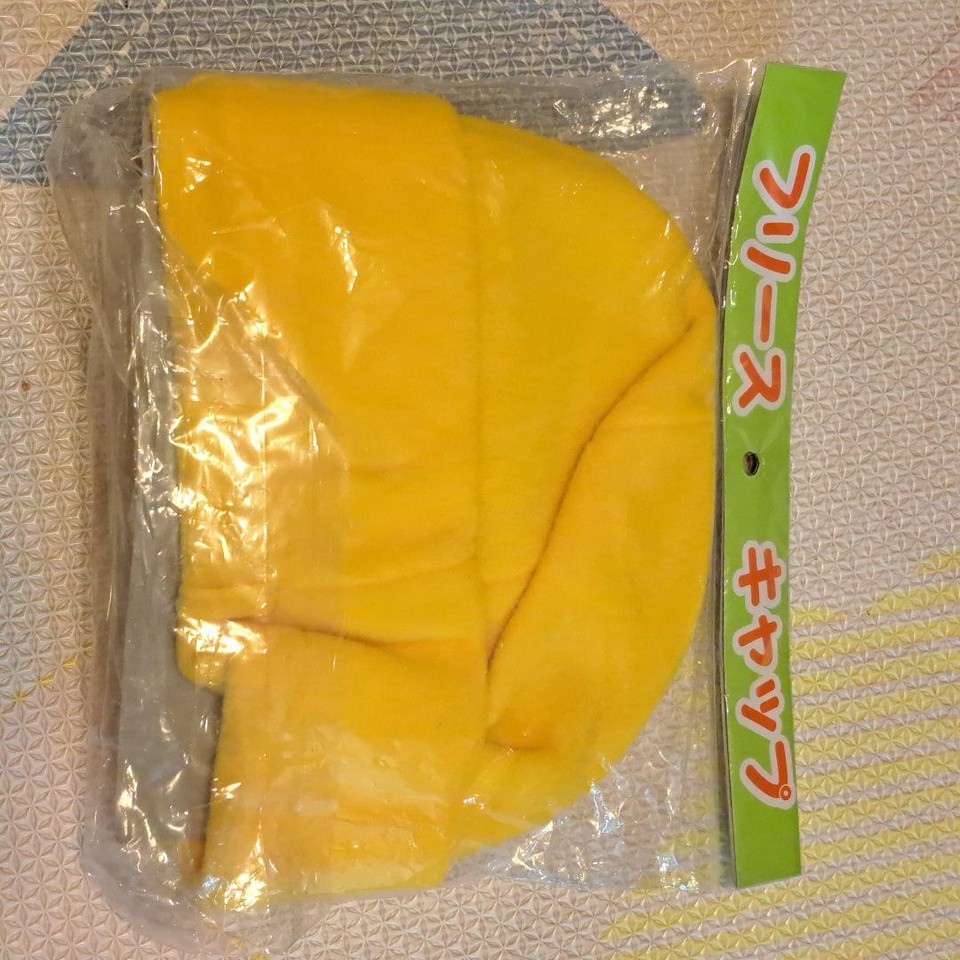 Pokemon Pichu Fleece Cap Hat Plush Toy Yellow | eBay