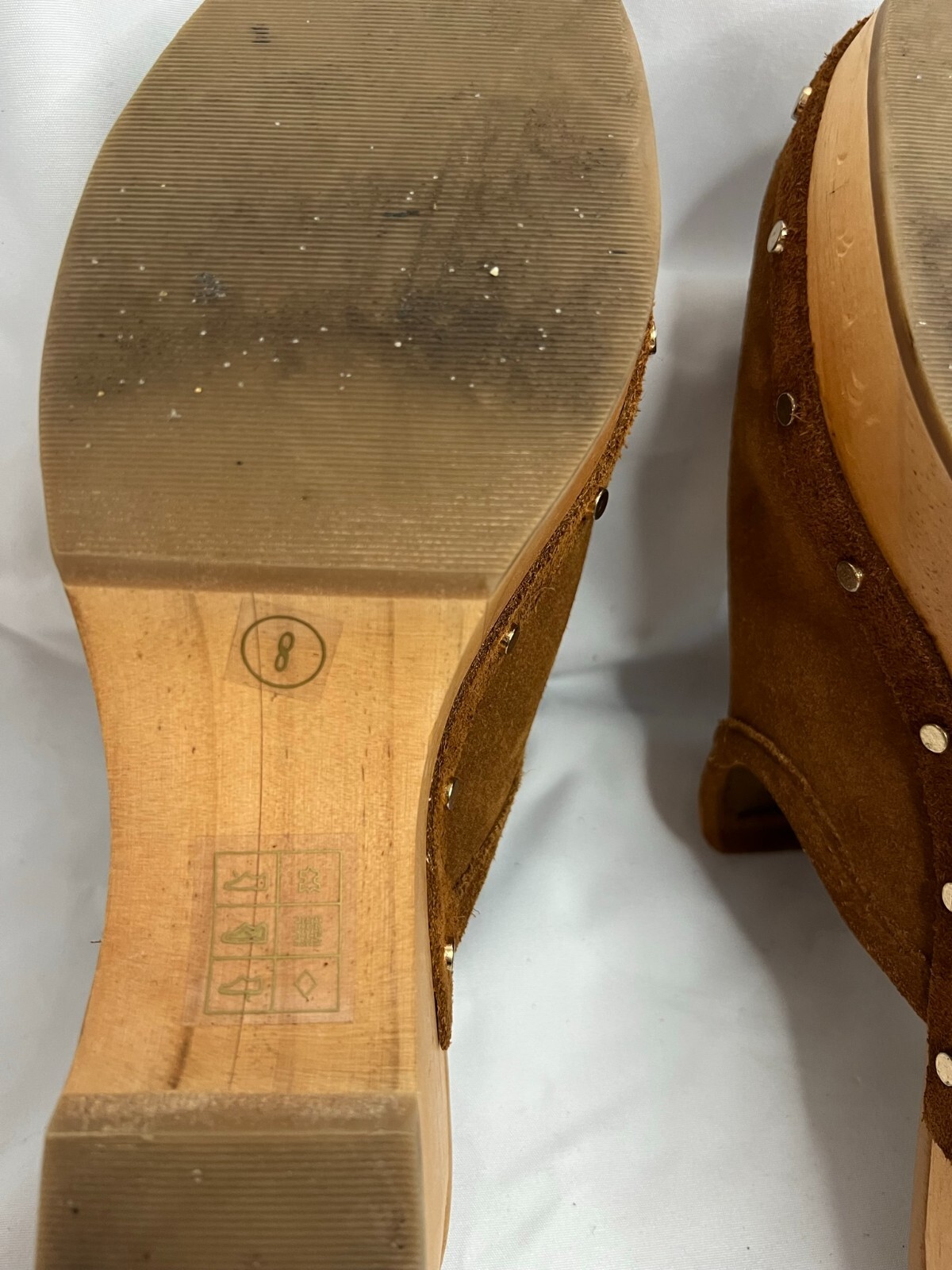 Dolce Vita Women's Size 8 Suede Studded Clogs | eBay