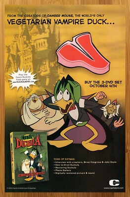 2005 Count Duckula The Complete First Season DVD Print Ad/Poster ...