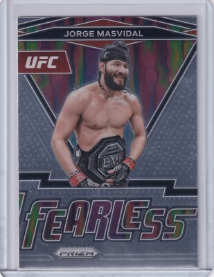2022 Panini Prizm UFC Fearless #5 Jorge Masvidal MMA UFC | eBay