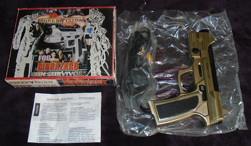 Super Vision Biohazard Light Gun GUNCON Survivor PlayStation PSX PS1 ...