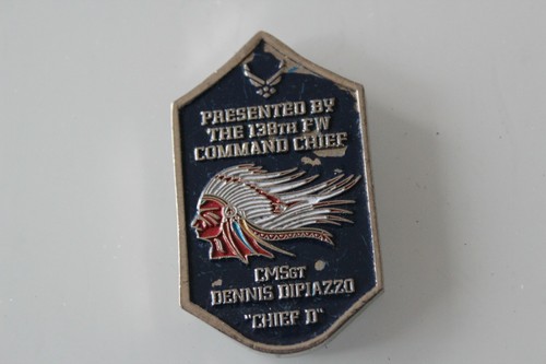 USAF Air Force 138th FW Command Chief Challenge Coin | eBay